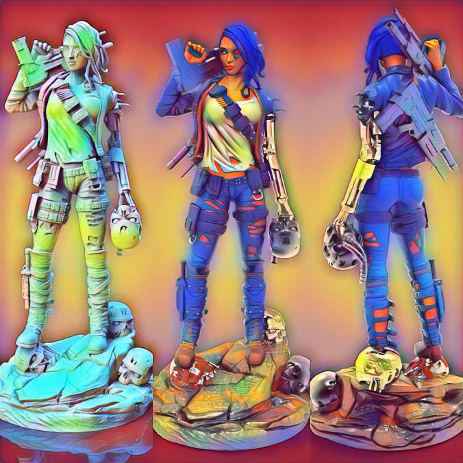 STL file Girl Terminator 👧・3D printer model to download・Cults