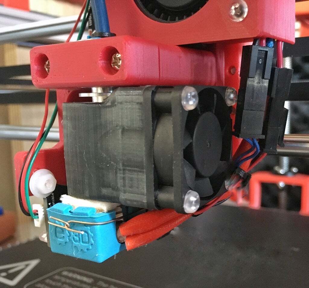 Free STL file E3D Fan Duct Improved Flow 🔧・3D printable design to ...