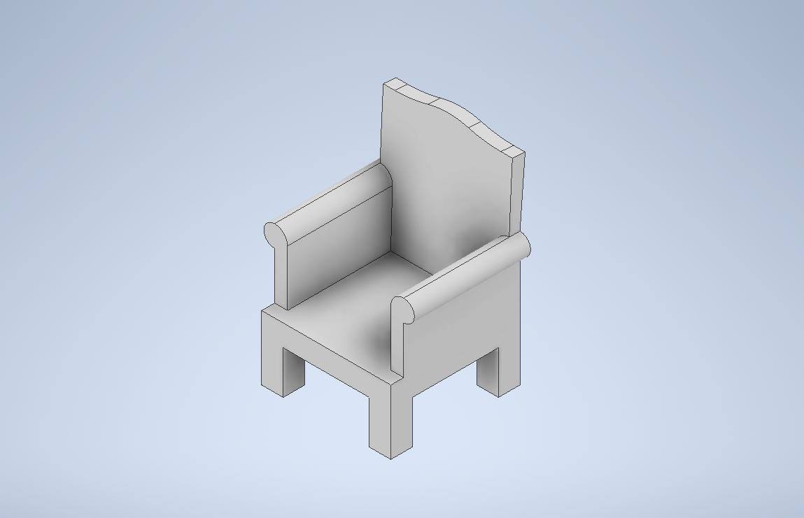 STL file 1/200 Titanic 2nd Class Smoking Room Furniture 🥈・3D printer ...