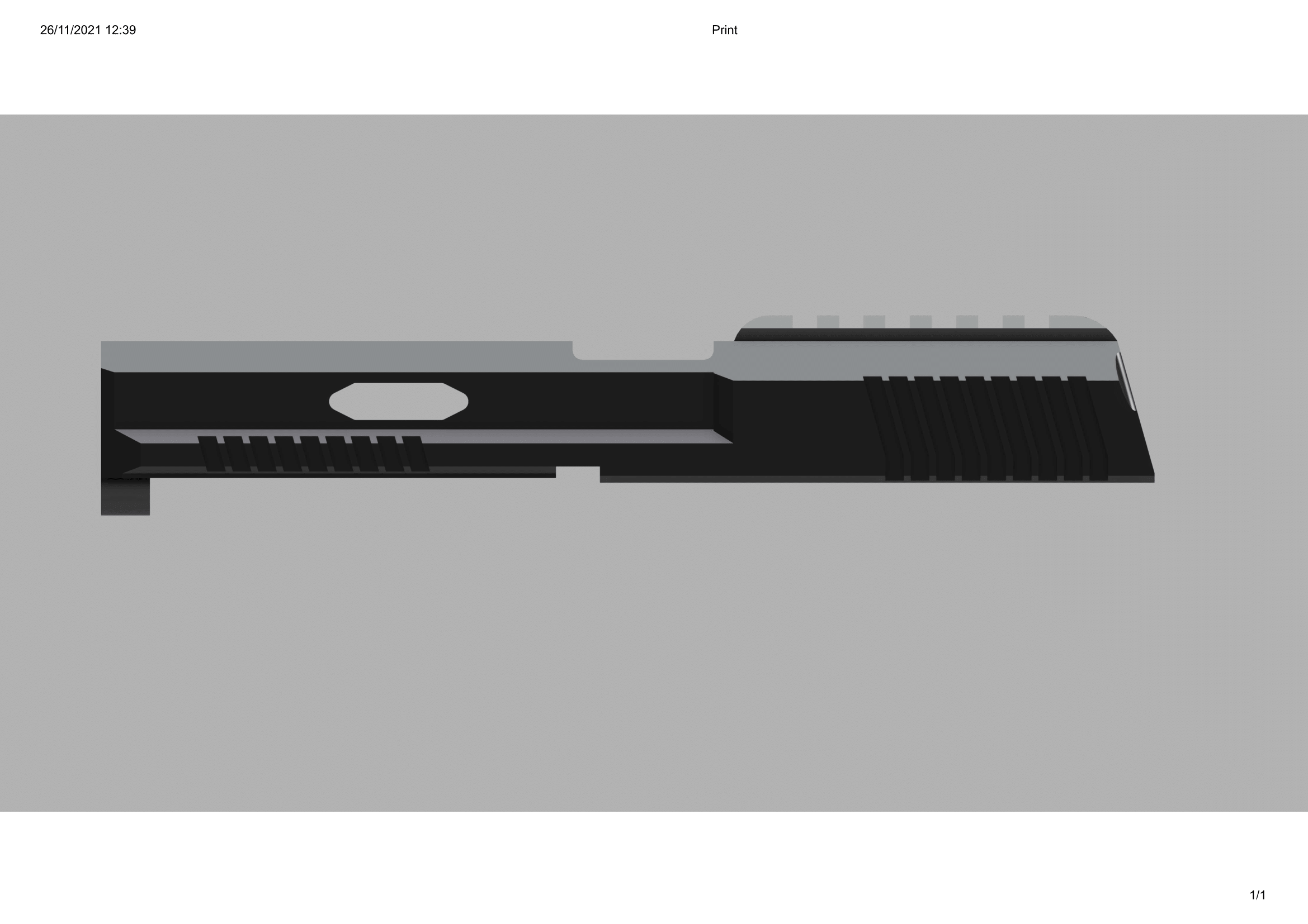STL file MK23 socom cylinder head + rail・3D printable model to download ...