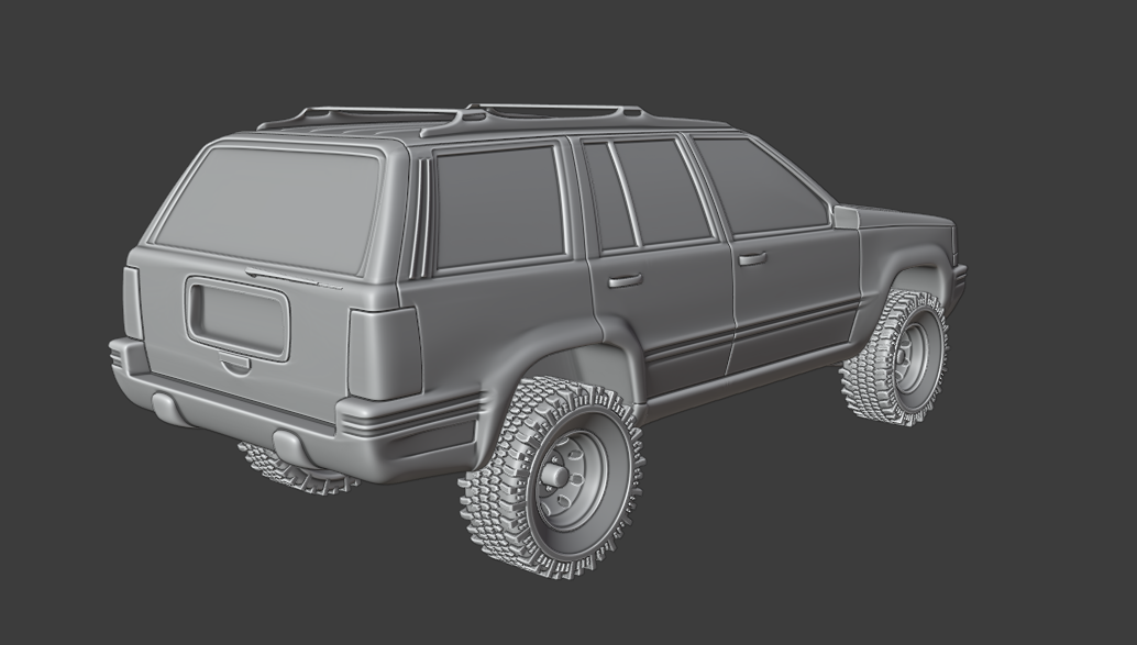 Archivo STL jeep grand cherokee zj 1993 - Para impresión 3D Modelo de ...