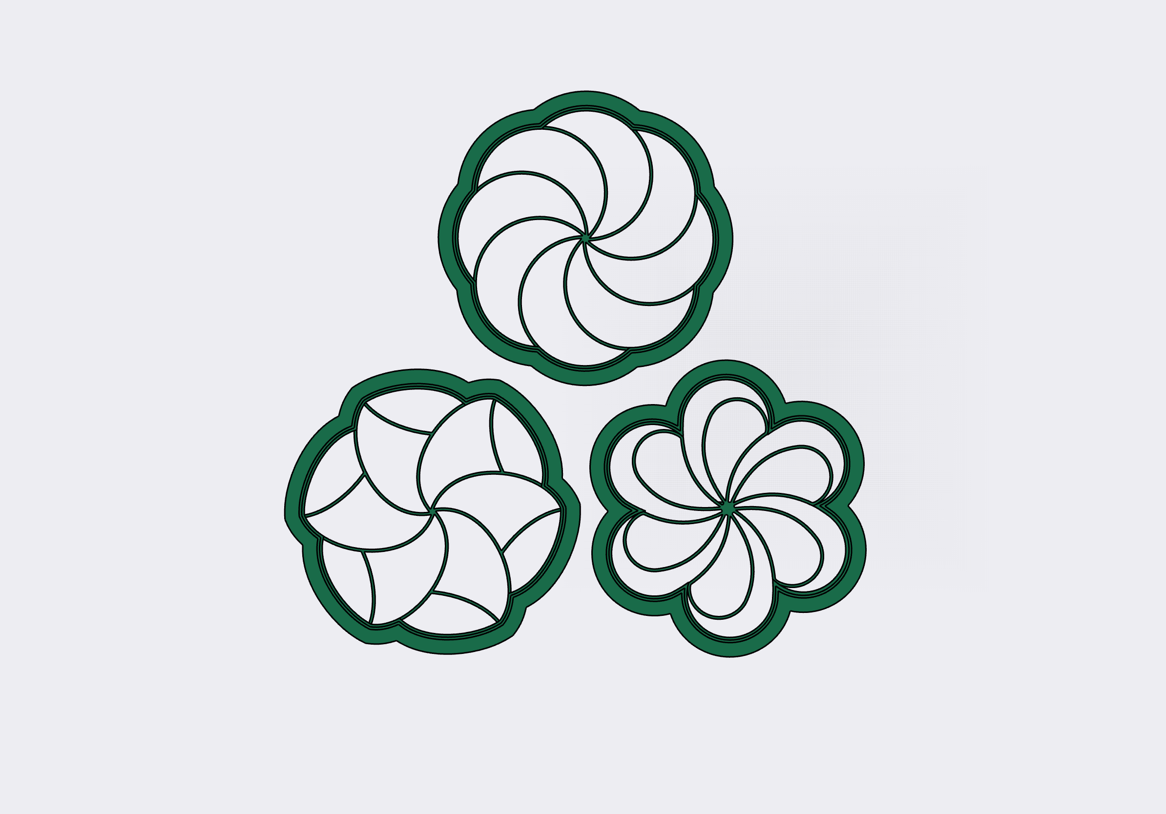 STL file Flower Cutters 💐・Design to download and 3D print・Cults