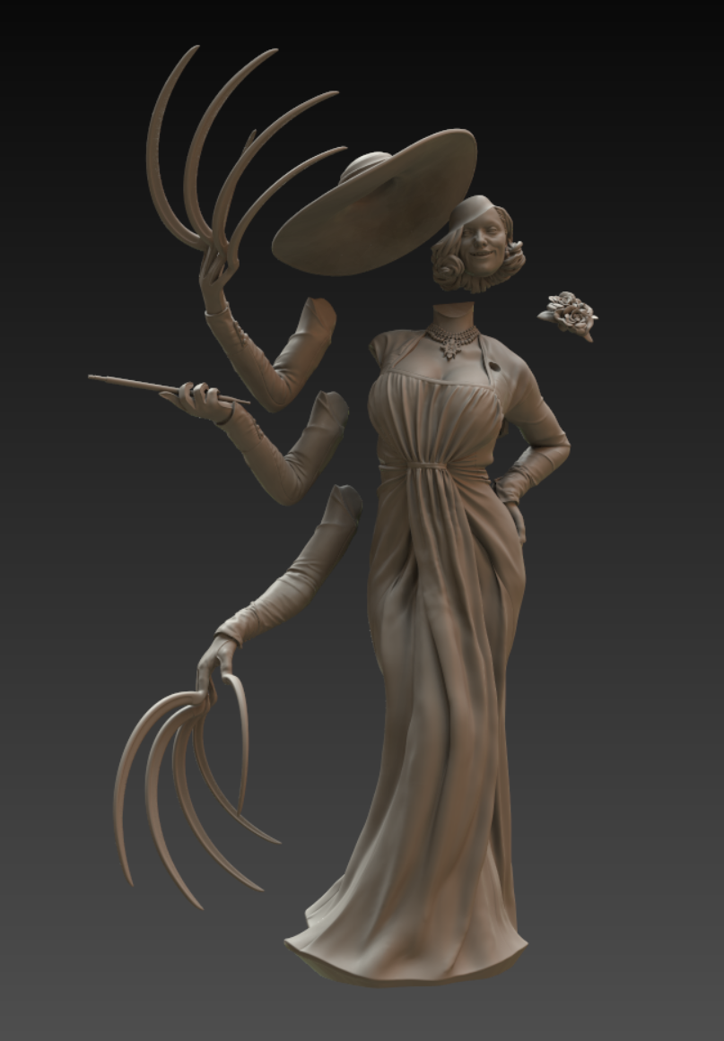 3D file Huge Vampire Lady 🧛・Model to download and 3D print・Cults