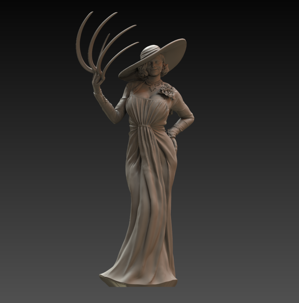 3D file Huge Vampire Lady 🧛・Model to download and 3D print・Cults