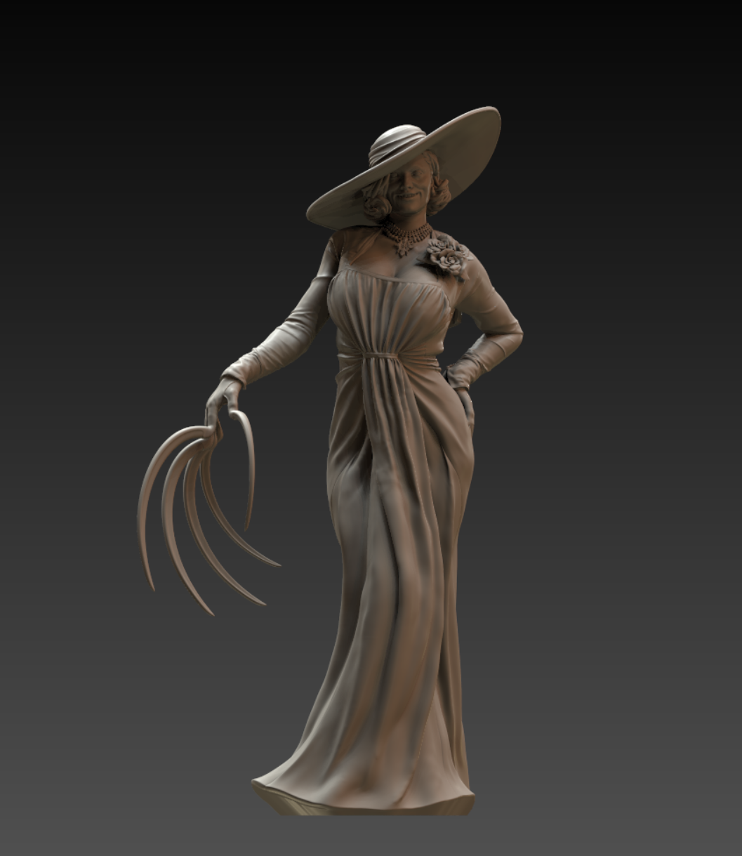 3D file Huge Vampire Lady 🧛・Model to download and 3D print・Cults