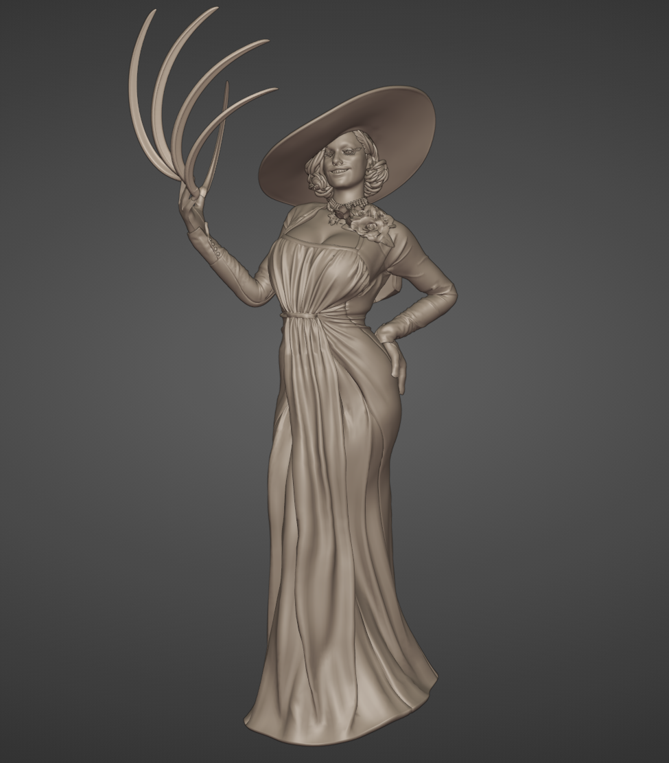 3D file Huge Vampire Lady 🧛・Model to download and 3D print・Cults