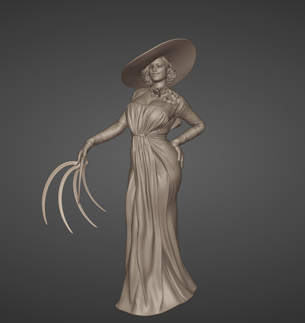 3D file Huge Vampire Lady 🧛・Model to download and 3D print・Cults