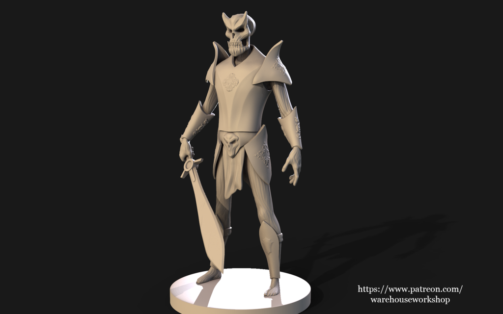 Free STL file Skeleton Warrior・3D printer model to download・Cults