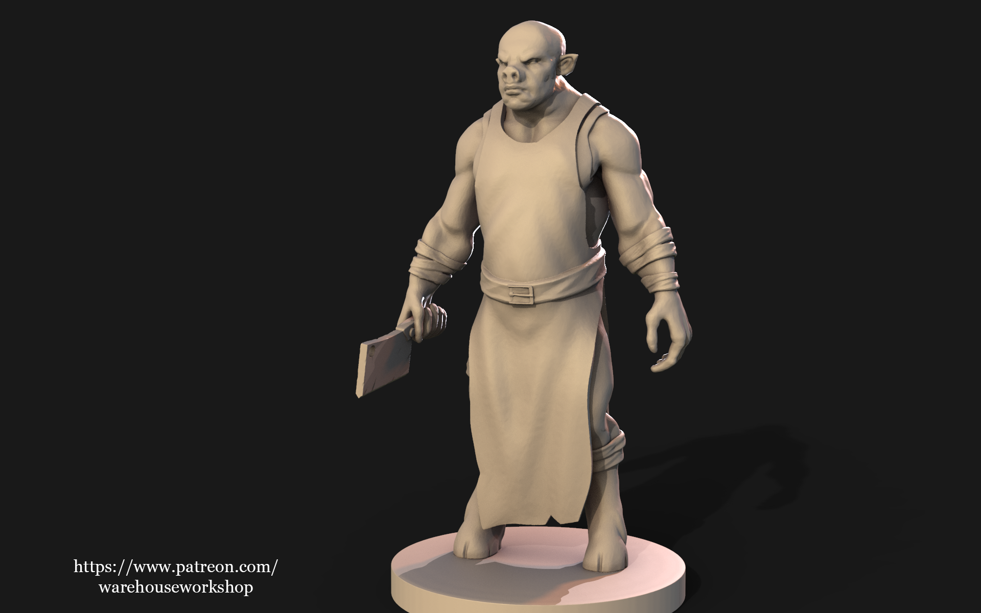 Free STL file Butcher pig 🐖・3D printing idea to download・Cults