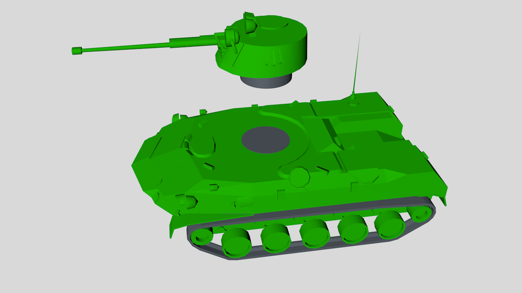 Free OBJ file Russian Air assault vehicle BMD-2・3D print model to ...