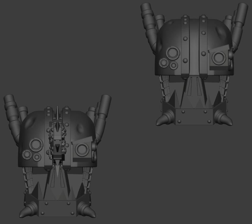 Free STL file Chainsaw Ork 🪚・Template to download and 3D print・Cults