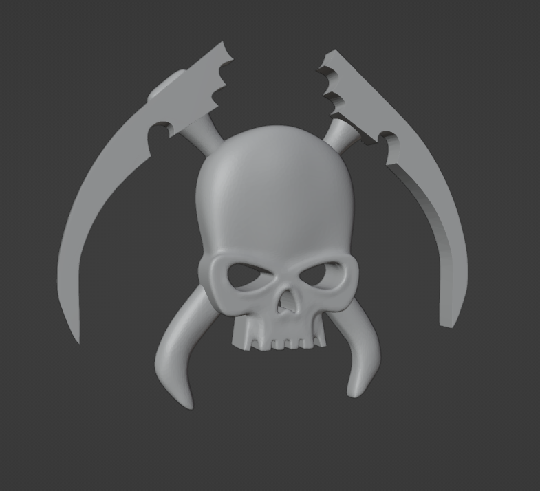 Free STL file Death Spectre Icon and Shoulder Pads・3D print design to ...