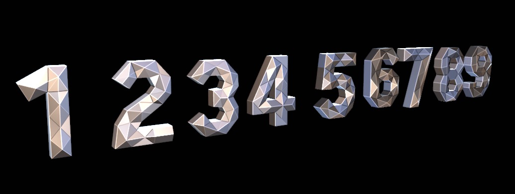 STL file 3D Abstract Numbers・Model to download and 3D print・Cults