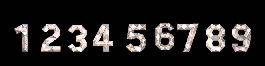 STL file 3D Abstract Numbers・Model to download and 3D print・Cults