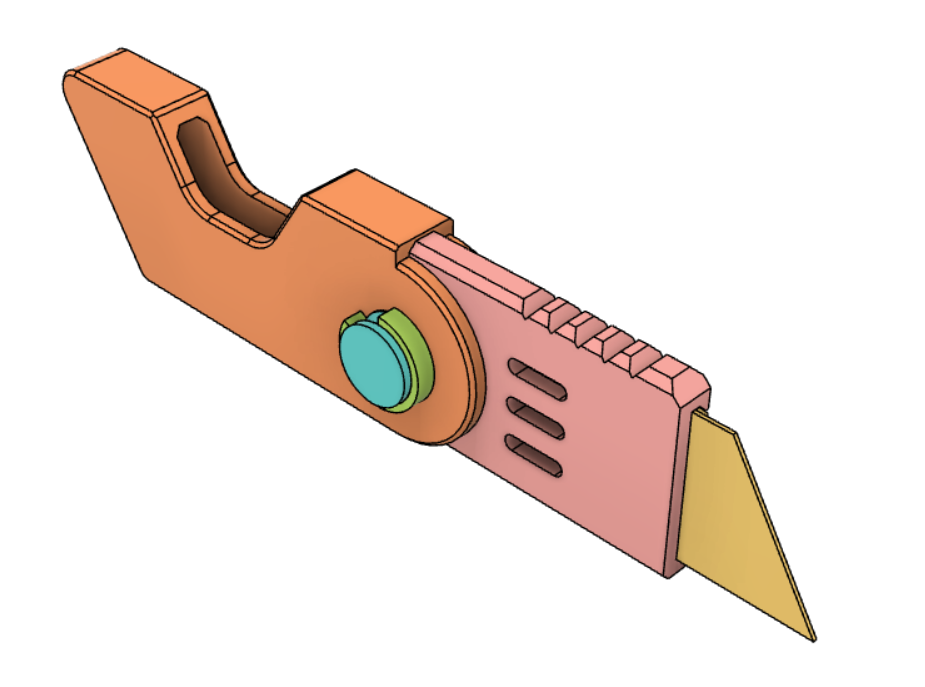Free 3D file Folding Utility Knife・3D print model to download・Cults