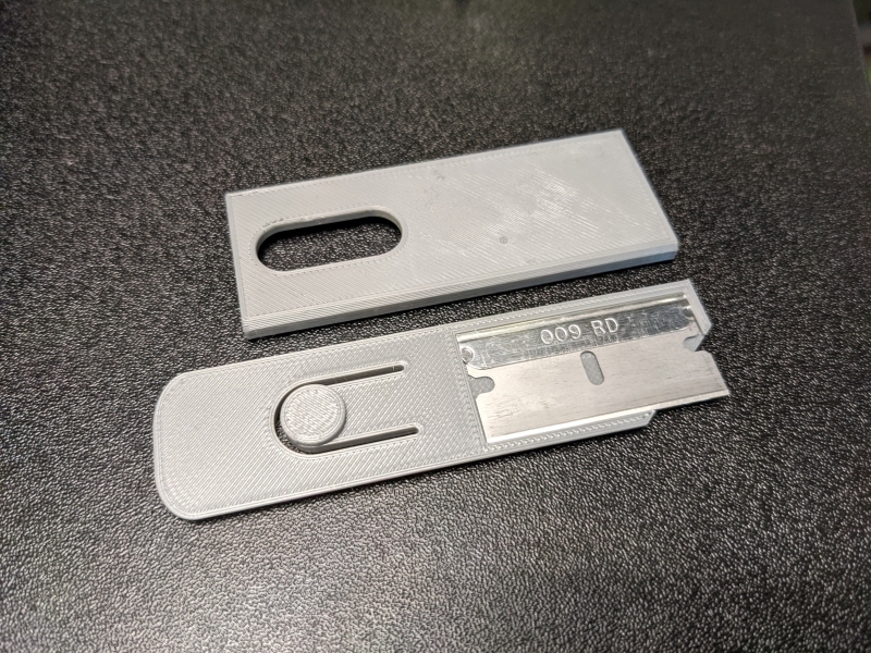 Free STL file Retractable Single-Edge Razor Box-Cutter・Object to ...