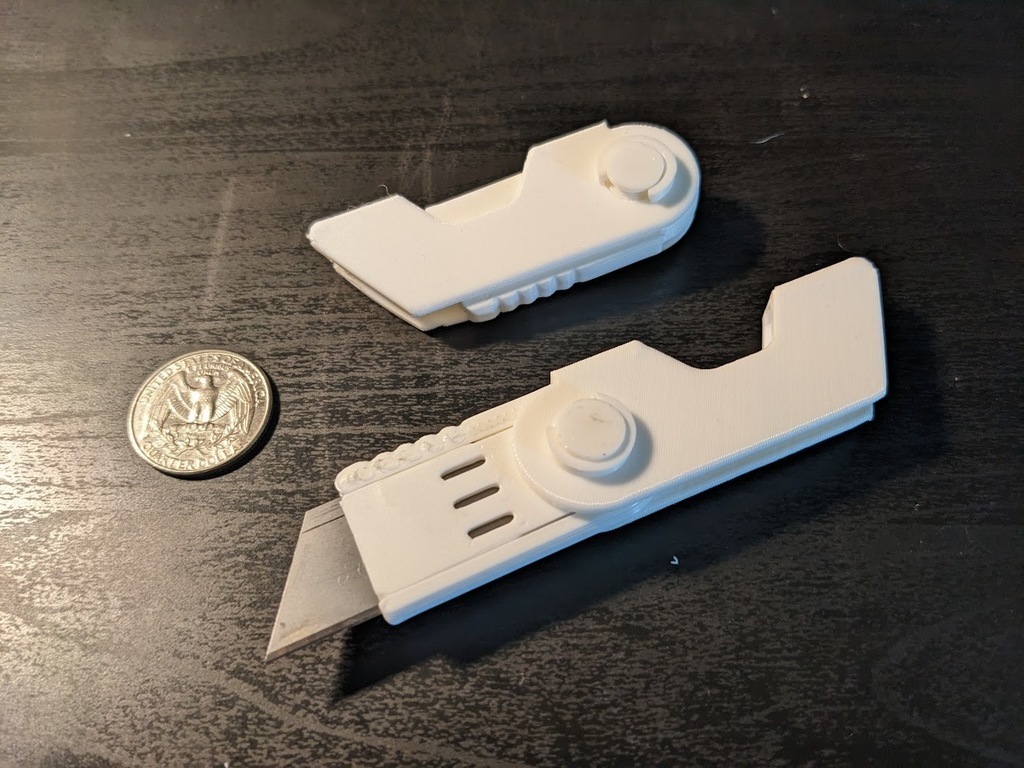 Free 3D file Folding Utility Knife・3D print model to download・Cults