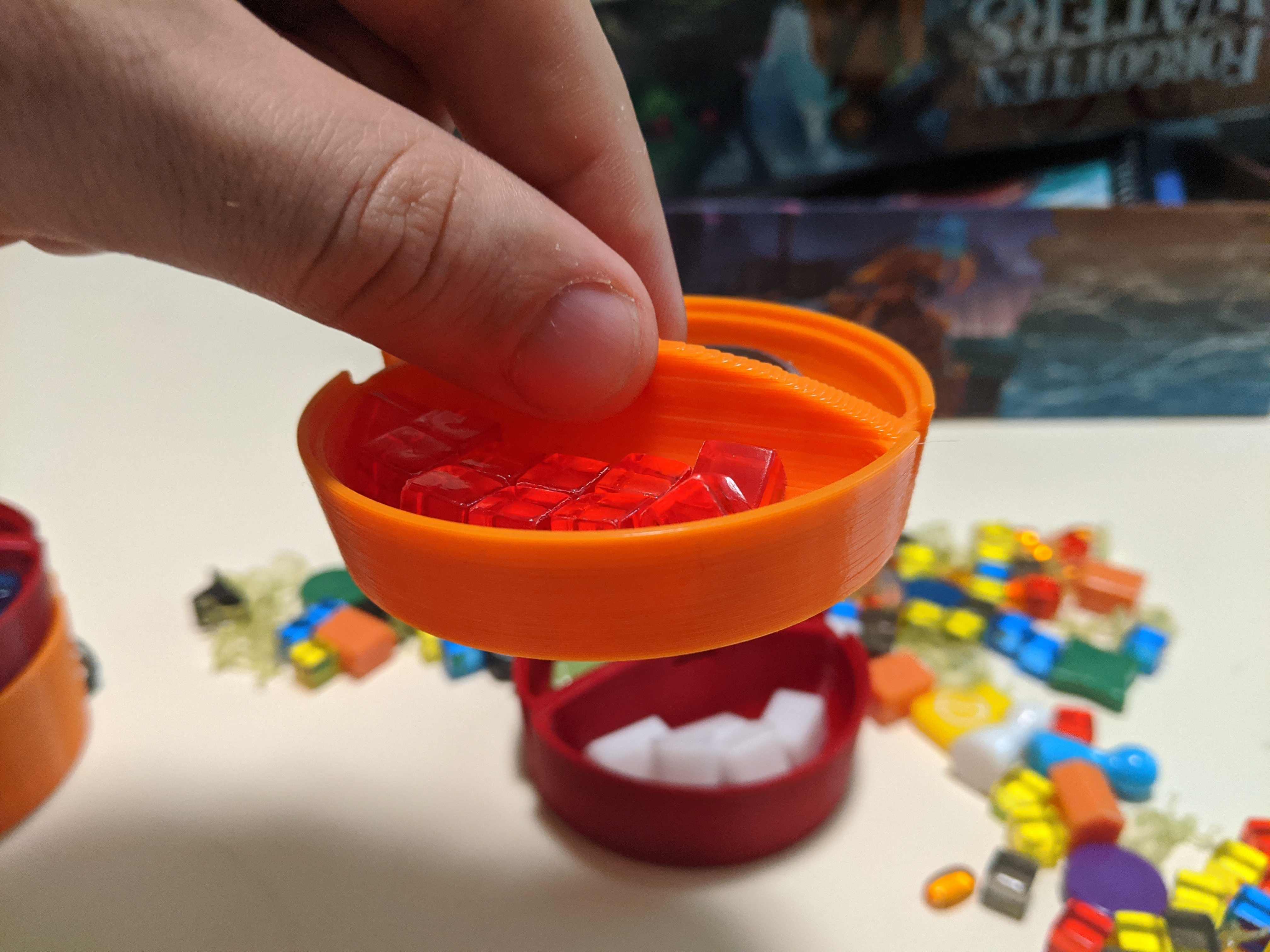 Free STL file Stackable Board Game Token Caddy ♟・3D printing design to ...