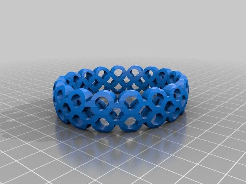 Free STL file CM Customized Bracelet・3D printing model to download・Cults
