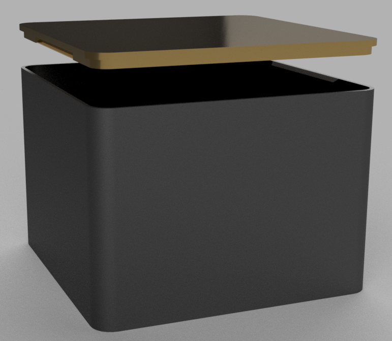 STL file Snap Lid Box/Container 📦・3D print design to download・Cults