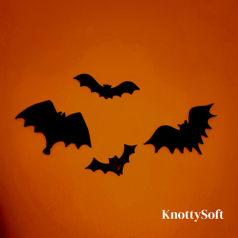 Free STL file Bat Wall Art・3D printing design to download・Cults