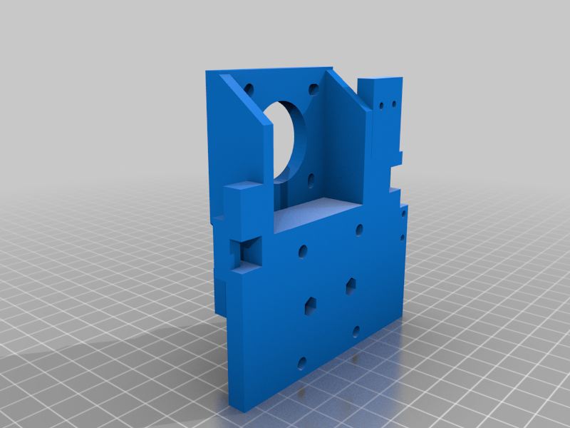Free STL file E3d v6 Direct Drive Mount for linear rail conversion X5SA ...