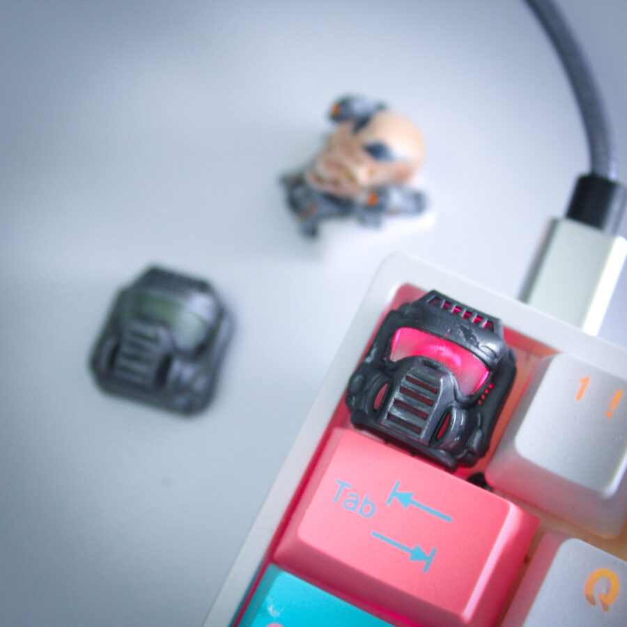 STL file Doom Marine Keycap・Model to download and 3D print・Cults