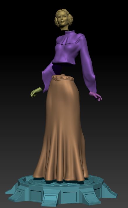 3D file Princess Leia・3D printable model to download・Cults