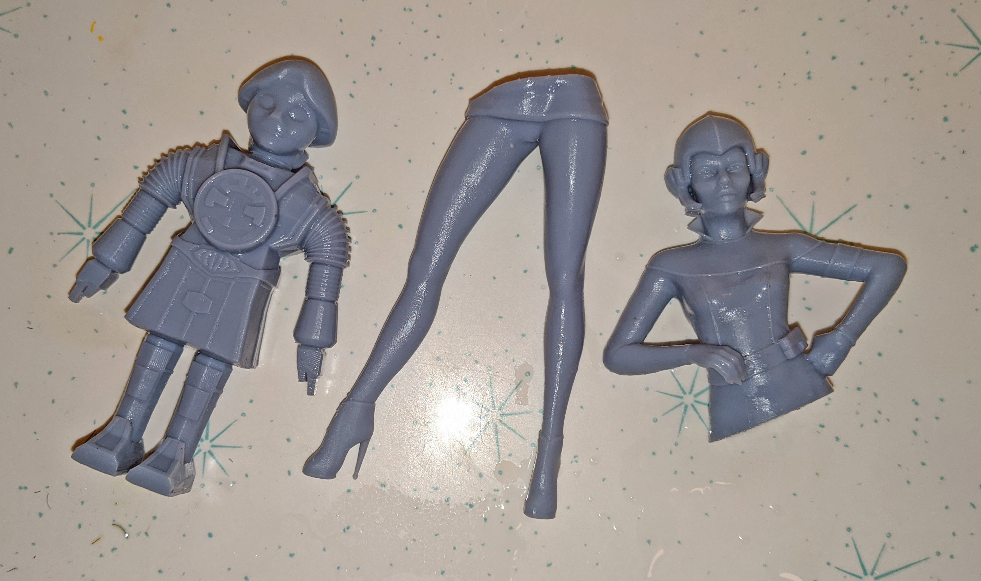 STL file Wilma and Twiki from Buck Rogers in the 25th Century 🤖・3D ...
