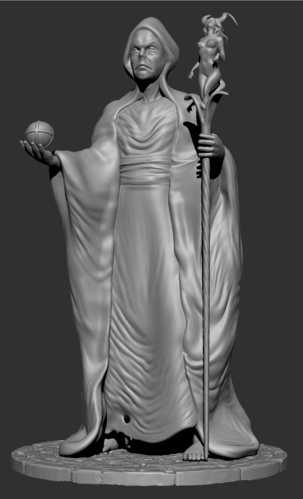 STL file Old Wizard・3D printing template to download・Cults