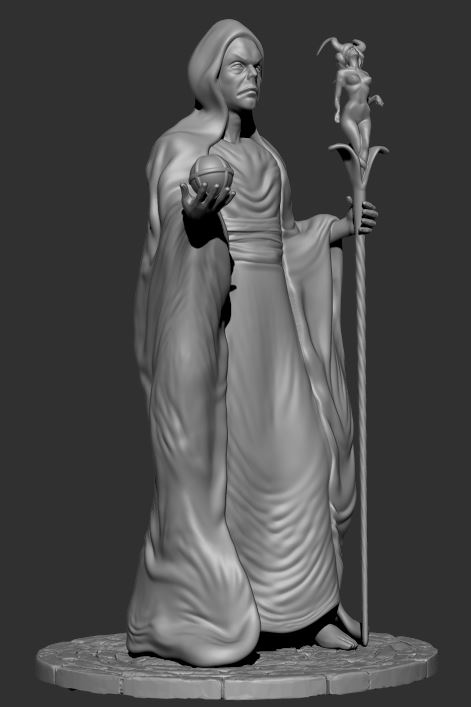 STL file Old Wizard・3D printing template to download・Cults