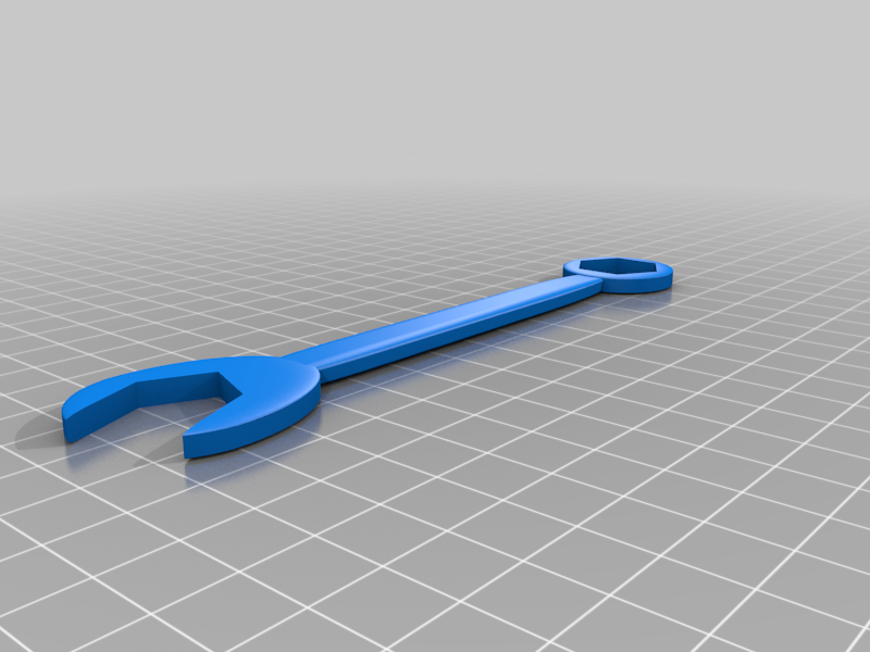 STL file Simple Wrench [COMMERCIAL LICENSE]・3D printing template to ...