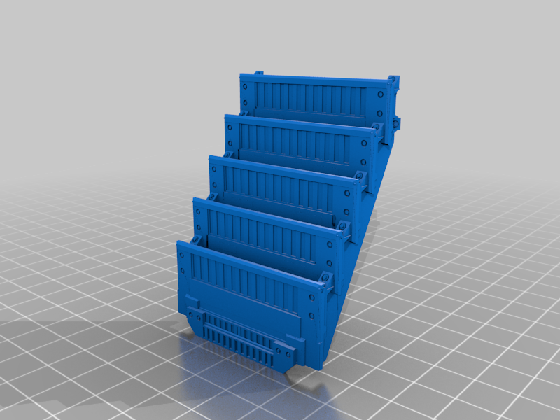 STL file DU ZM stairs and safety railing・3D printer model to download・Cults