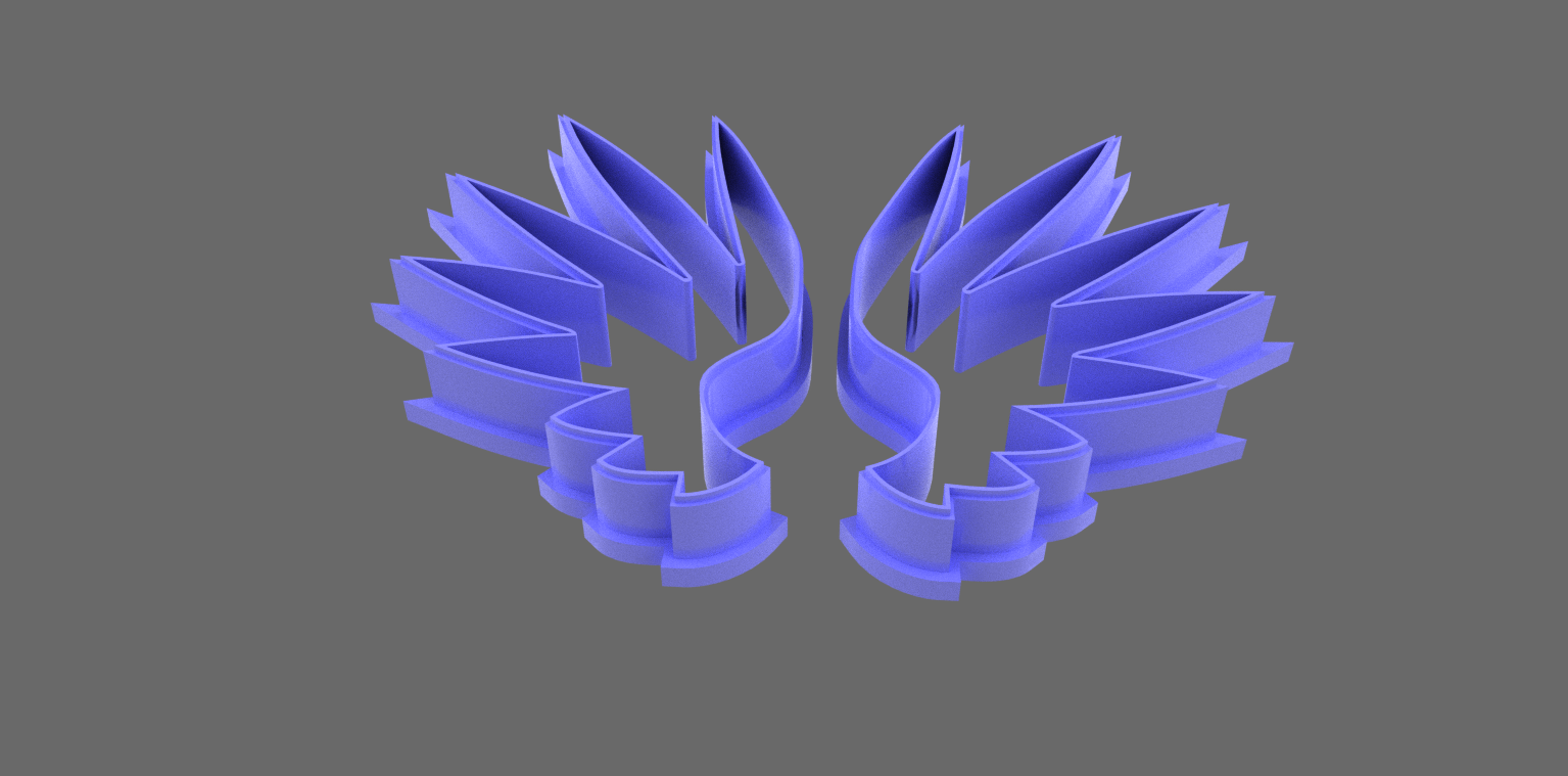 STL file POLYMER CLAY CUTTERS WINGS BY ROY・3D print model to download・Cults