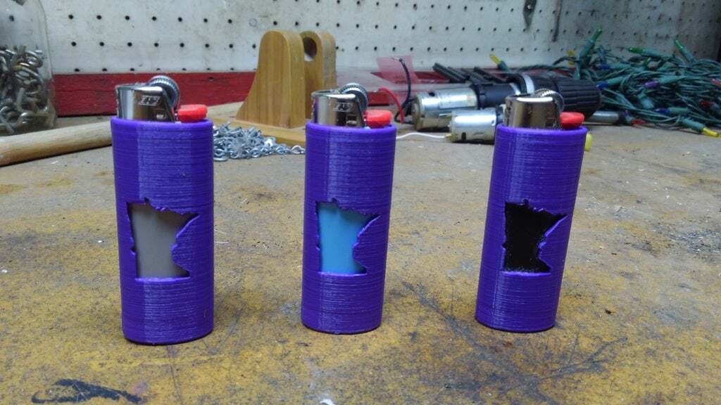 Free STL file MN Cutout Lighter Case・3D printable model to download・Cults