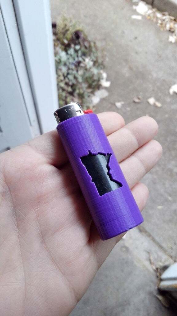Free STL file MN Cutout Lighter Case・3D printable model to download・Cults