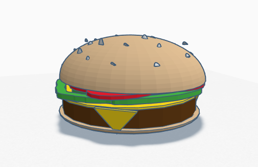 STL file realistic hamburger care 🍔・Model to download and 3D print・Cults