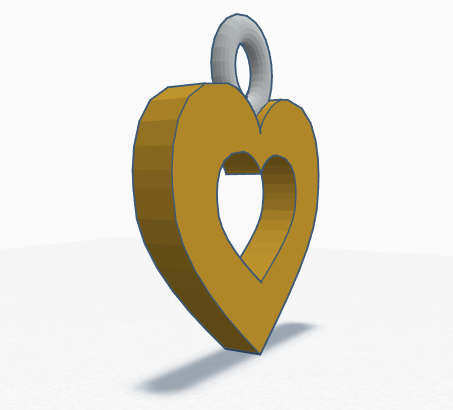 Free STL file Pendant-Heart ️‍🔥・3D printable design to download・Cults