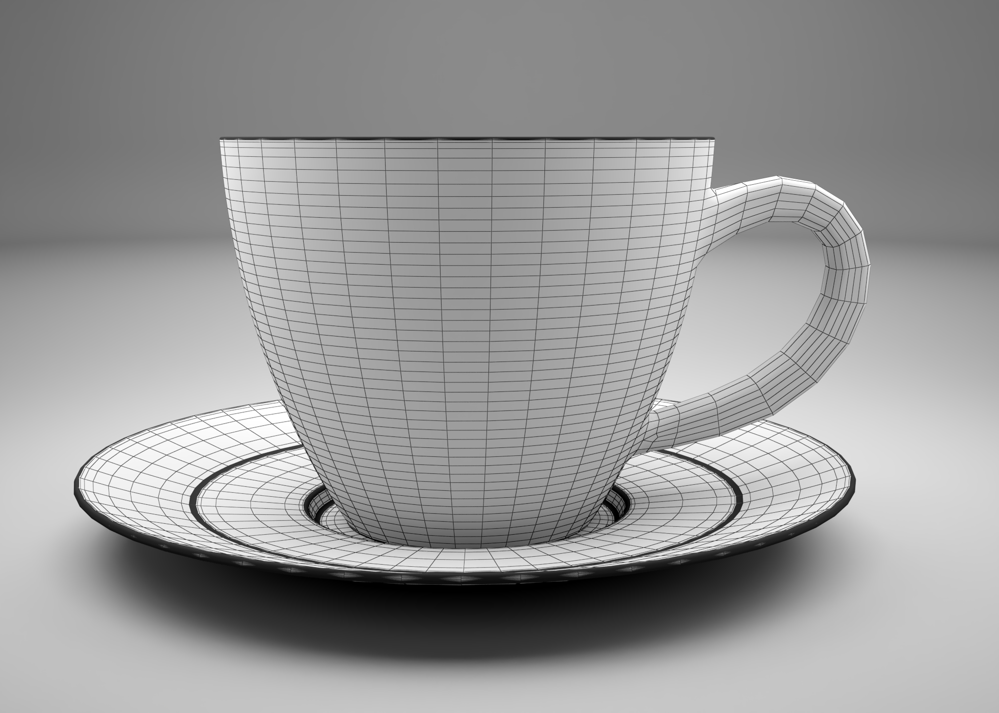 OBJ file TEA CUP・3D print design to download・Cults