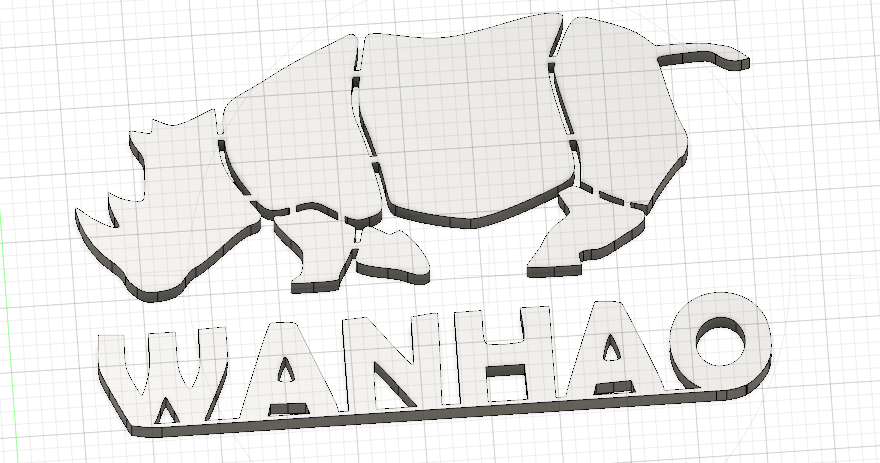 Fichier STL gratuit logo wanhao 🚩・Plan à télécharger et à imprimer en ...