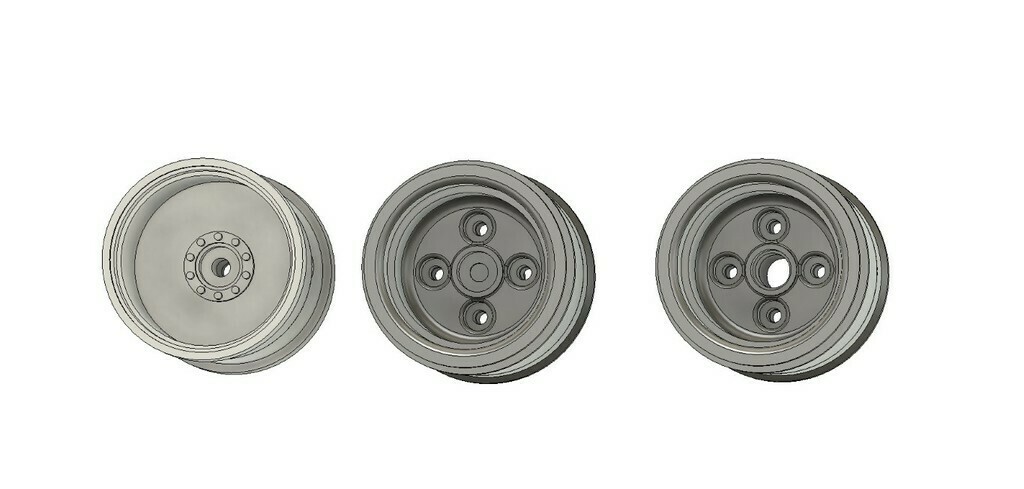 Free STL file Rims for Marui Big Bear and Lunch Box tires 🐻・3D printer ...