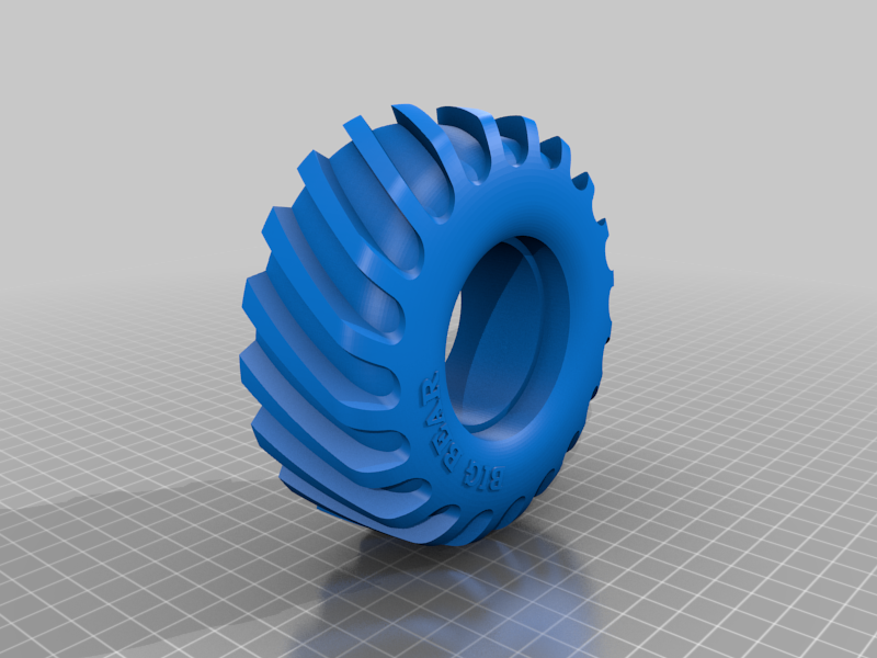Free 3D file Marui Big Bear Tire・3D print design to download・Cults