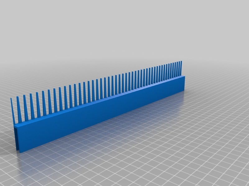 Free STL file Aquarium Wier Comb for 6mm overflow glass Marine ...