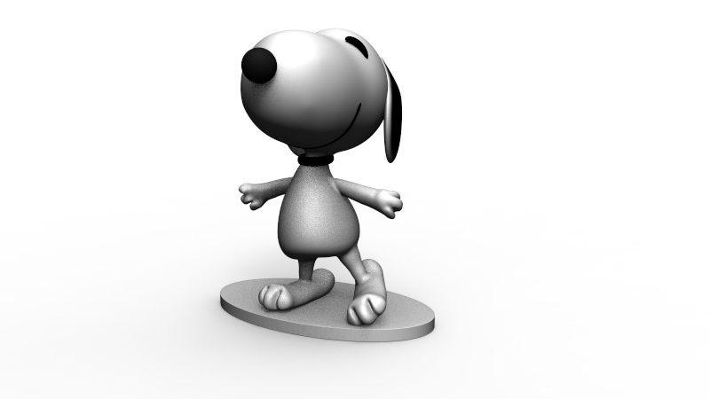 STL file Snoopy 👽・3D printer design to download・Cults
