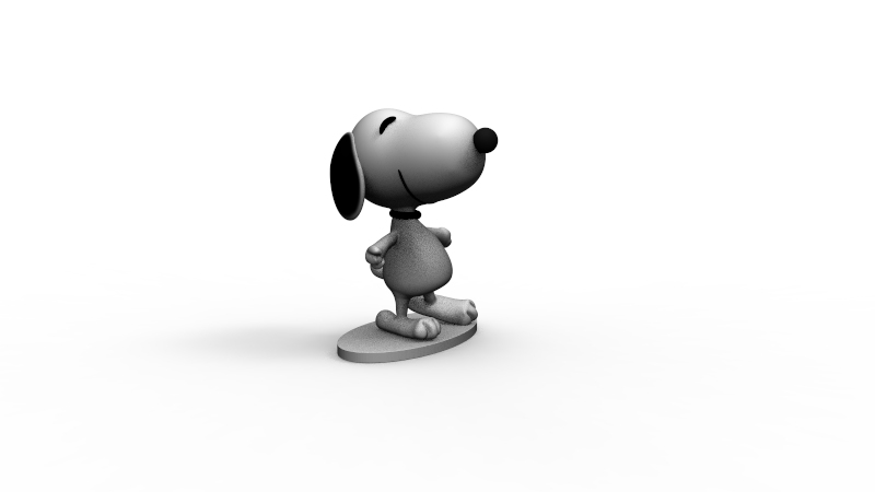STL file Snoopy 👽・3D printer design to download・Cults