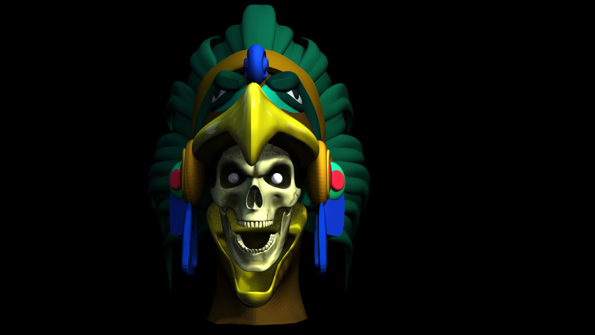 STL file AZTEC, AZTEK, WARRIOR, WARRIOR, WARRIOR・Model to download and ...