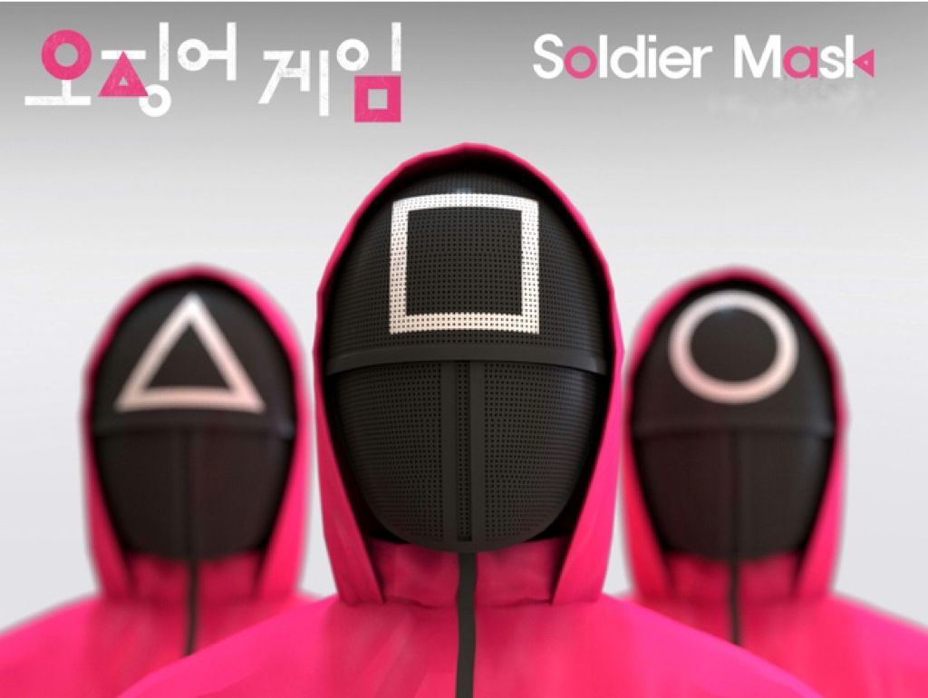 Free STL file Squid Game Mask 🦑・3D print design to download・Cults