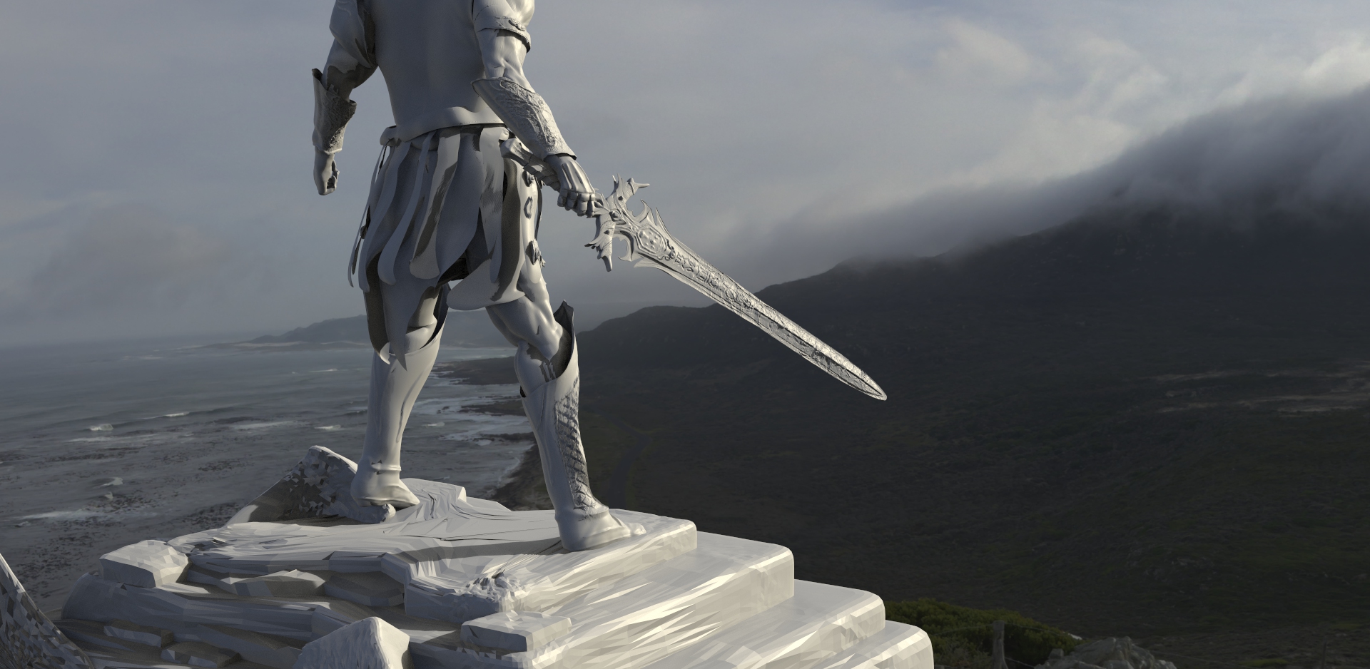 OBJ file Dragon Slayer 3D model・3D printer model to download・Cults