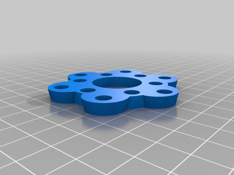 Free STL file Flower Fidget Spinner・3D printer design to download・Cults