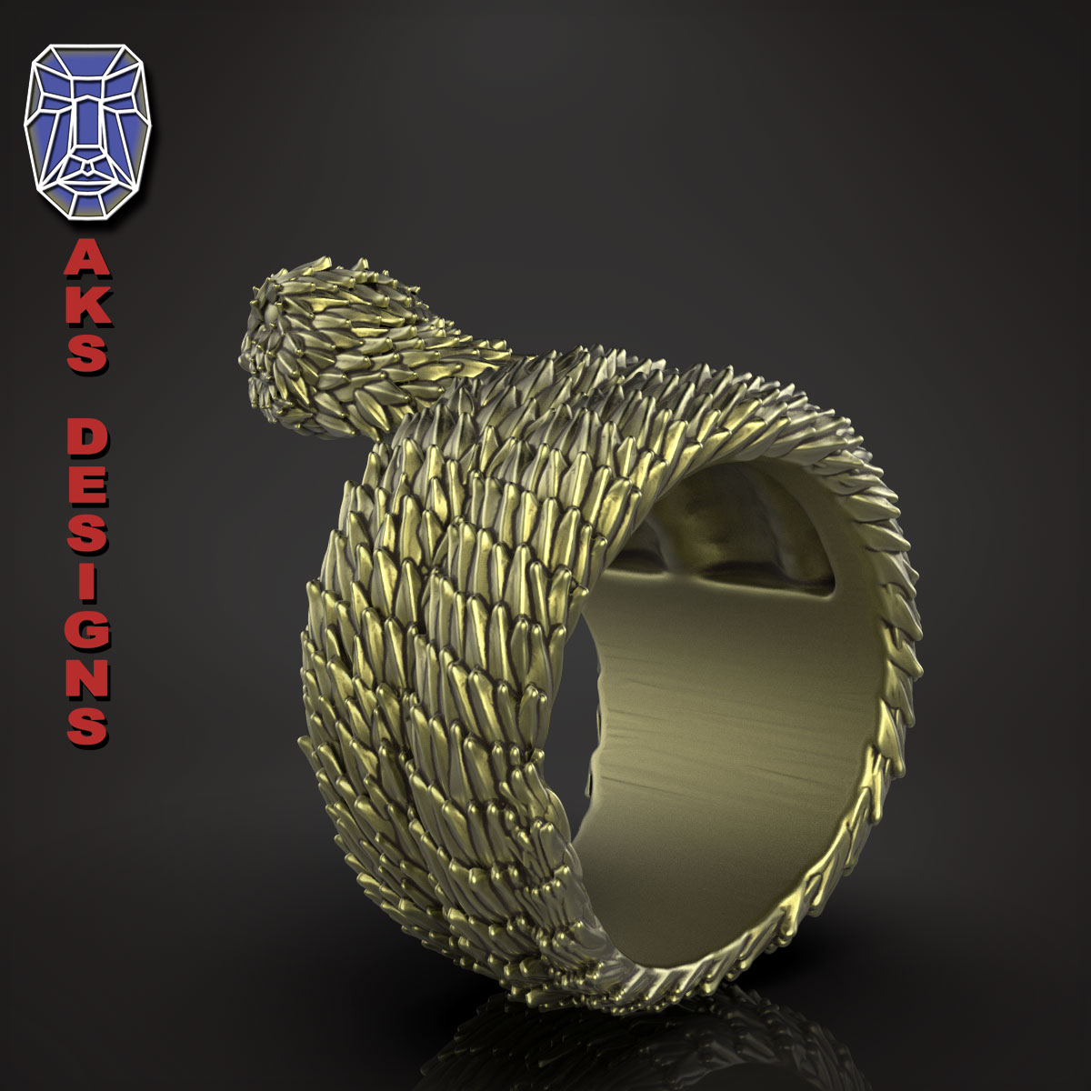 3D file snake 1 ring Jewelry・3D printable model to download・Cults
